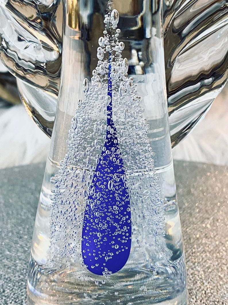 Crystal Boy Angel Sculpture Glass Angel Figurine Glass Angel | Etsy