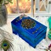 Wooden Jewelry Box Dark Blue Watch Box Navy Casket for - Etsy