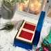 Wooden Jewelry Box Dark Blue Watch Box Navy Casket for - Etsy