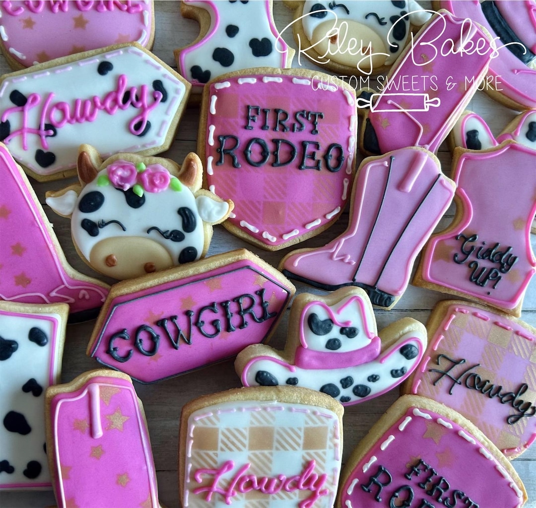 My First Rodeo Cookies, 1st Rodeo Birthday - Etsy