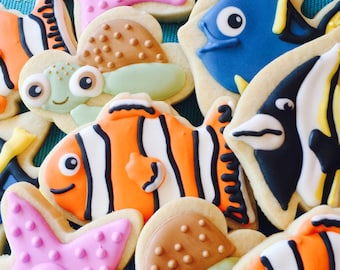 Finding Nemo Birthday Cookies/favors Set - Etsy