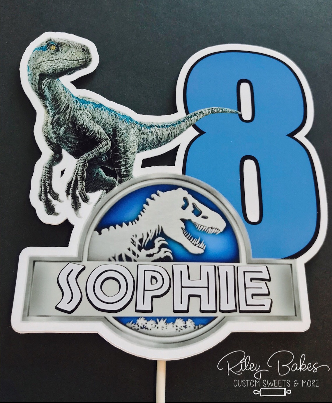 Dinosaur Cake Topper T Rex Cake Topper Custom Cake Topper - Etsy