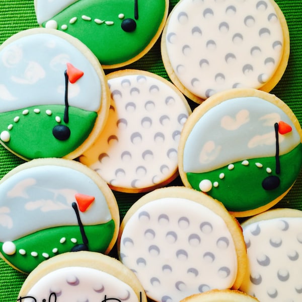 Golf Themed Cookies - Etsy