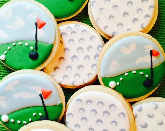 Golf Themed Sugar Cookies - Etsy