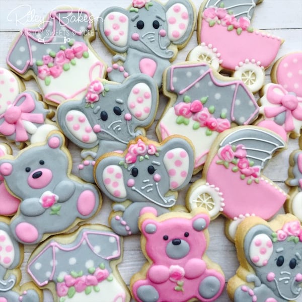 Elephant Cookies - Etsy