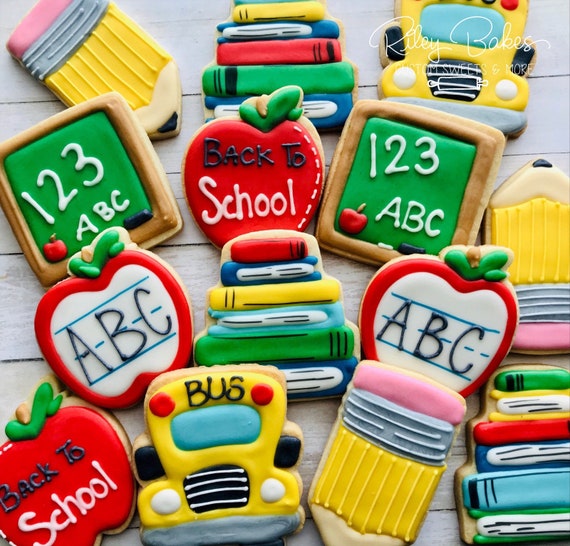 Back to School Cookies Teacher Appreciation | Etsy