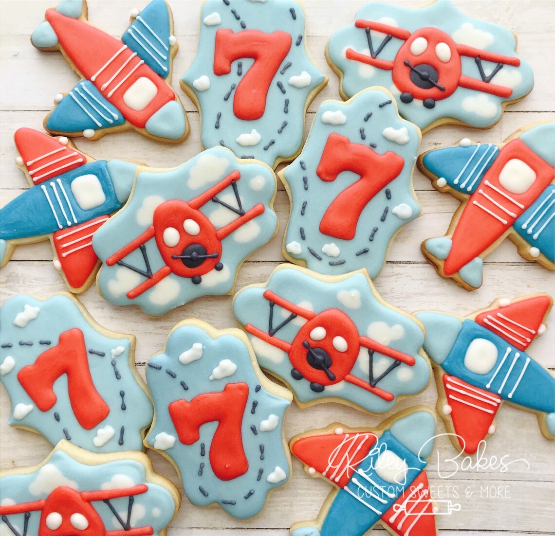 Airplane Cookies Airplane Favors Airplanes Birthday Time | Etsy