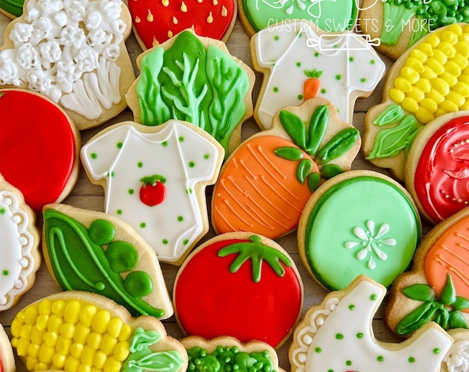 24 Farmers Market Cookies - Small (california Shipments Only) - Etsy