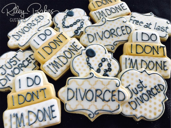Divorce Cookies, Divorce Party, Divorce Gifts by Riley Bakes | Catch My ...