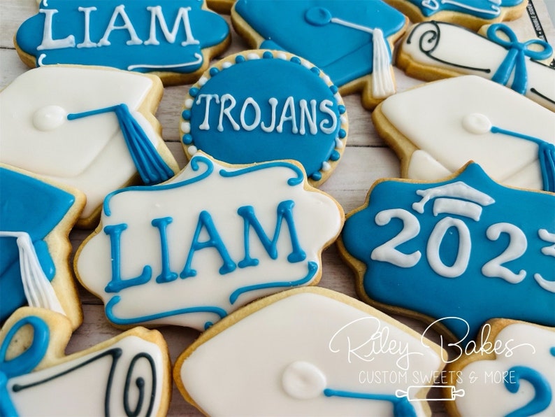 Graduation Cookies: Assorted Party Favors, Custom Tags Available - Etsy