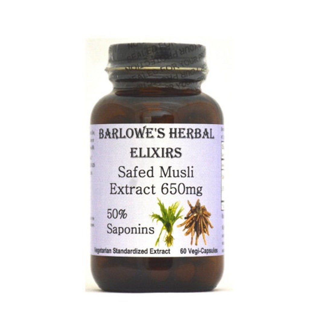 Safed Musli Extract 50% Saponins Aphrodisiac Stearate Free, Glass ...