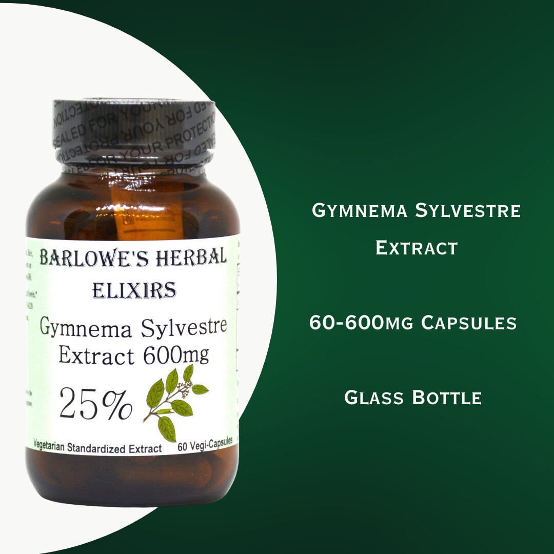 Gymnema Sylvestre Extract 25% Gymnemic Acid 600mg 60 - Etsy