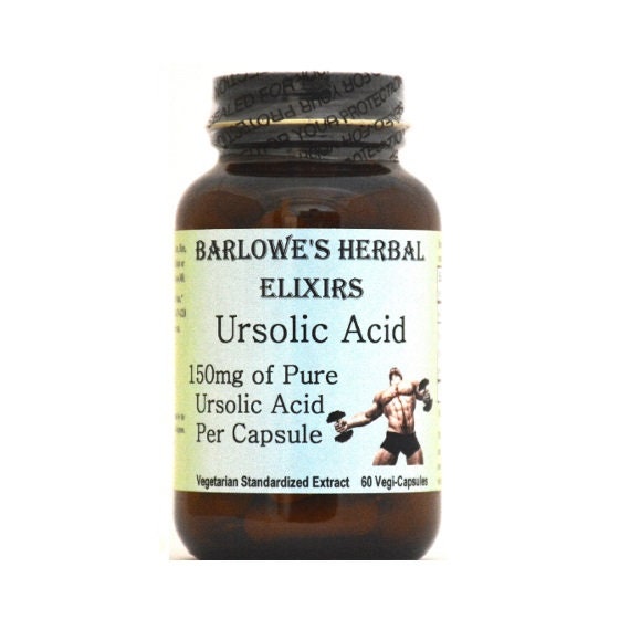 Ursolic Acid 150mg per Capsule 60 Capsules per Bottle | Etsy