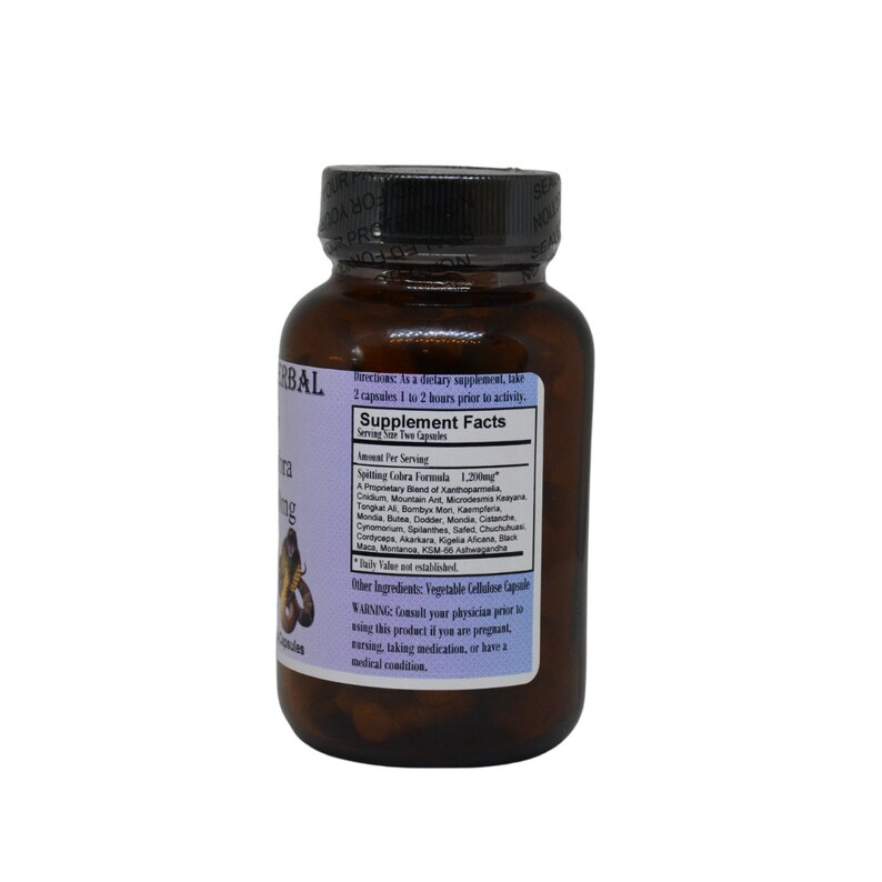 Spitting Cobra Tonic Formula Stearate Free Bottled in Glass Barlowe's ...