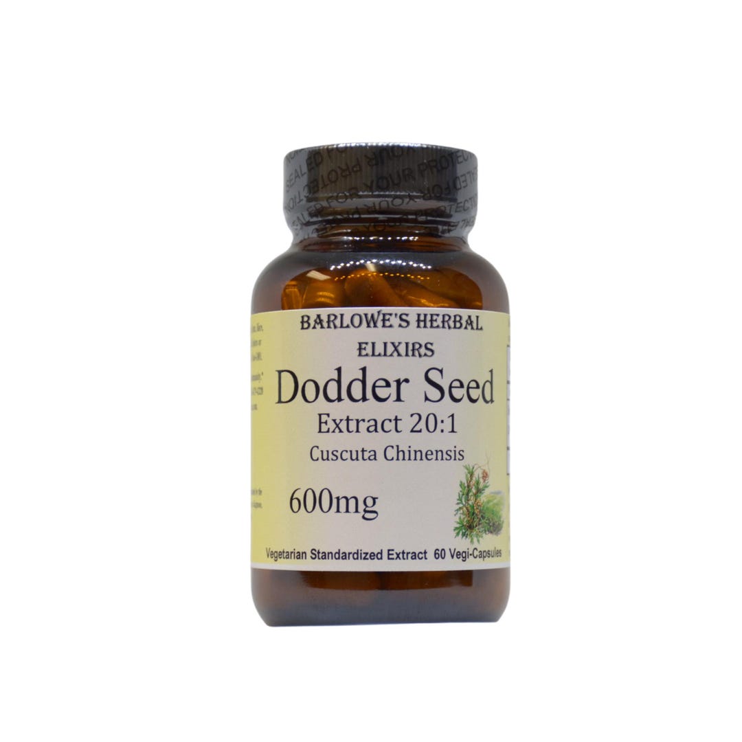 Dodder Seed 20:1 Extract - 60 600mg Vegi-caps - Stearate Free, Bottled ...