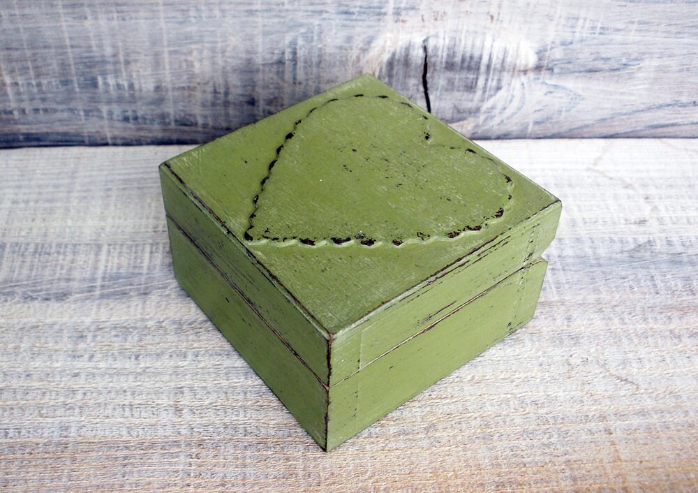 Ring Box Mini Ring Wooden Box Olive Jewelry Box - Etsy