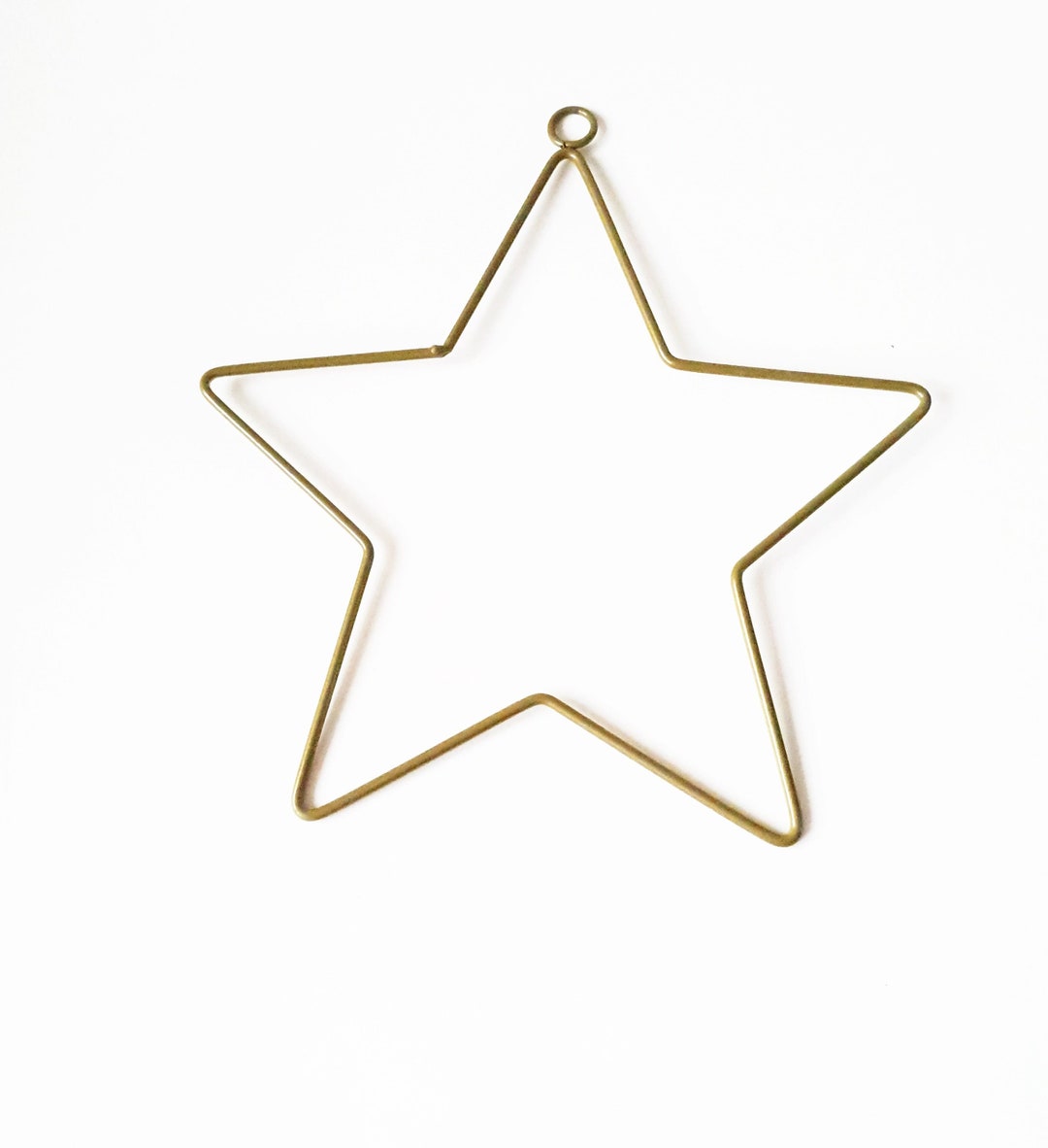 Metal Star Base, 25cm., 10in Hanging Star, Base Wreath Flowers Decor ...