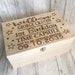 Engraved Wooden Baby Box Personalised Memory Box Time - Etsy