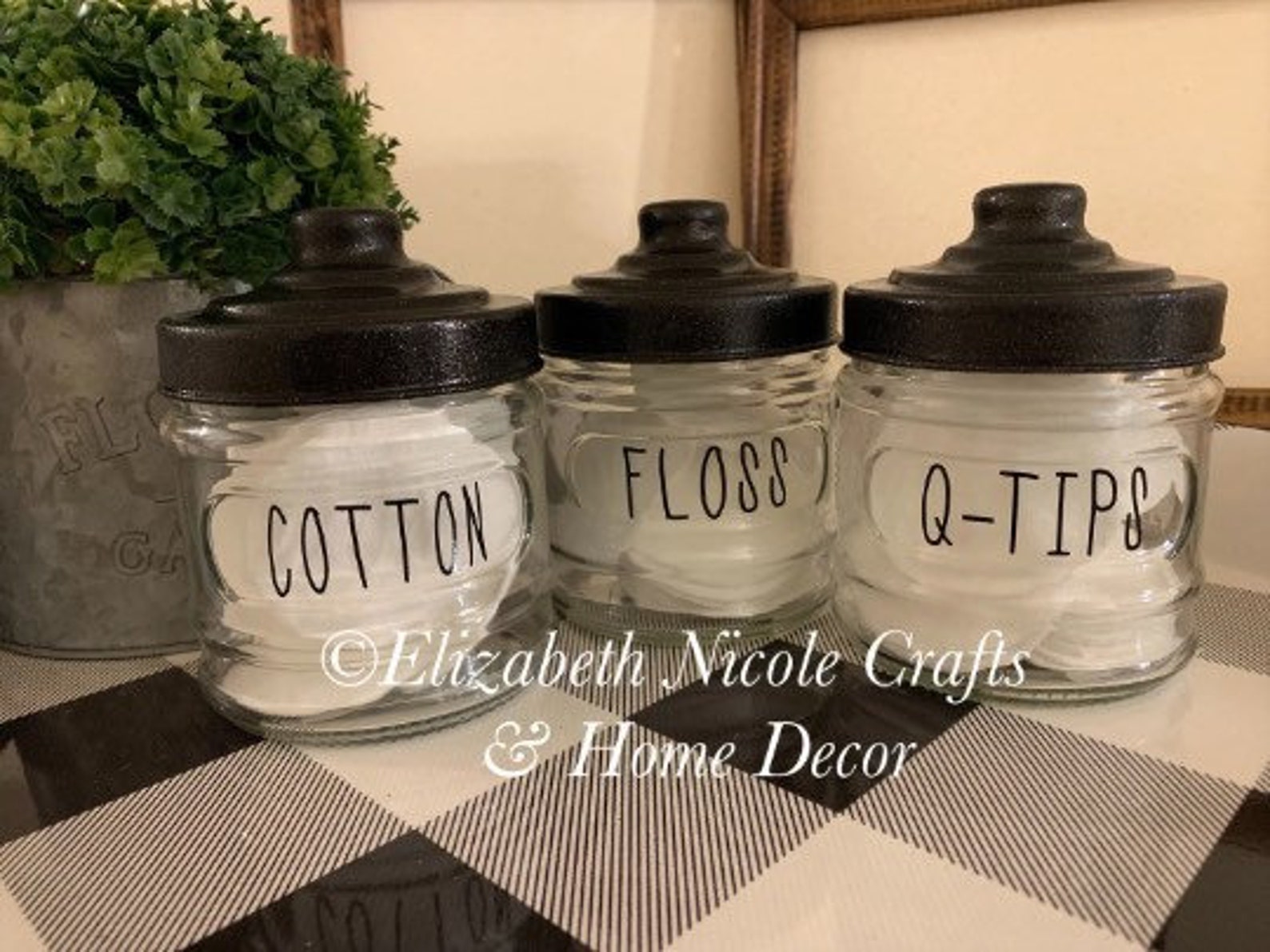 Beautiful Farmhouse Style Storage Set in Funny or Standard - Etsy