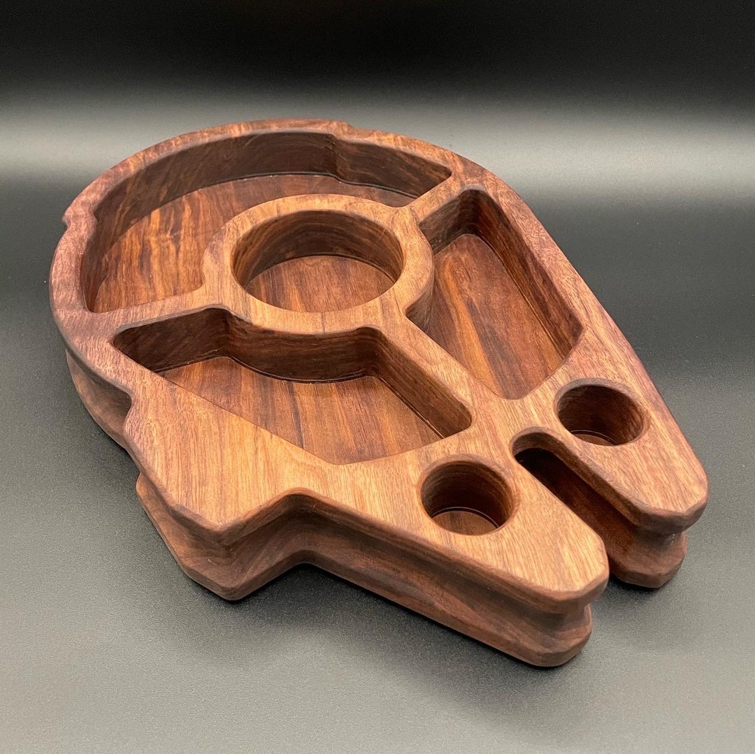 The Falcon Snack Tray Walnut - Etsy