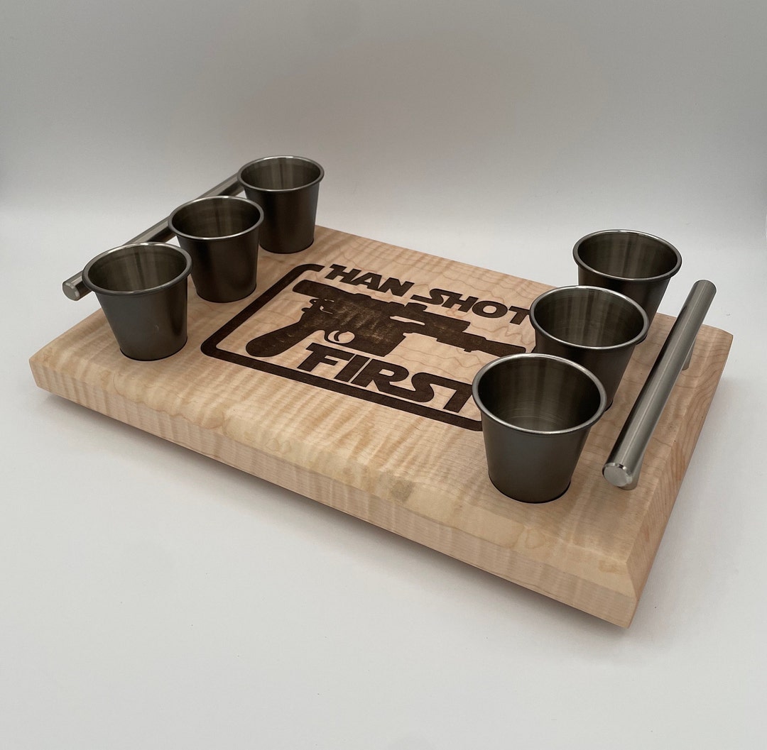 Han Shot First - Shot Flight Board - Etsy