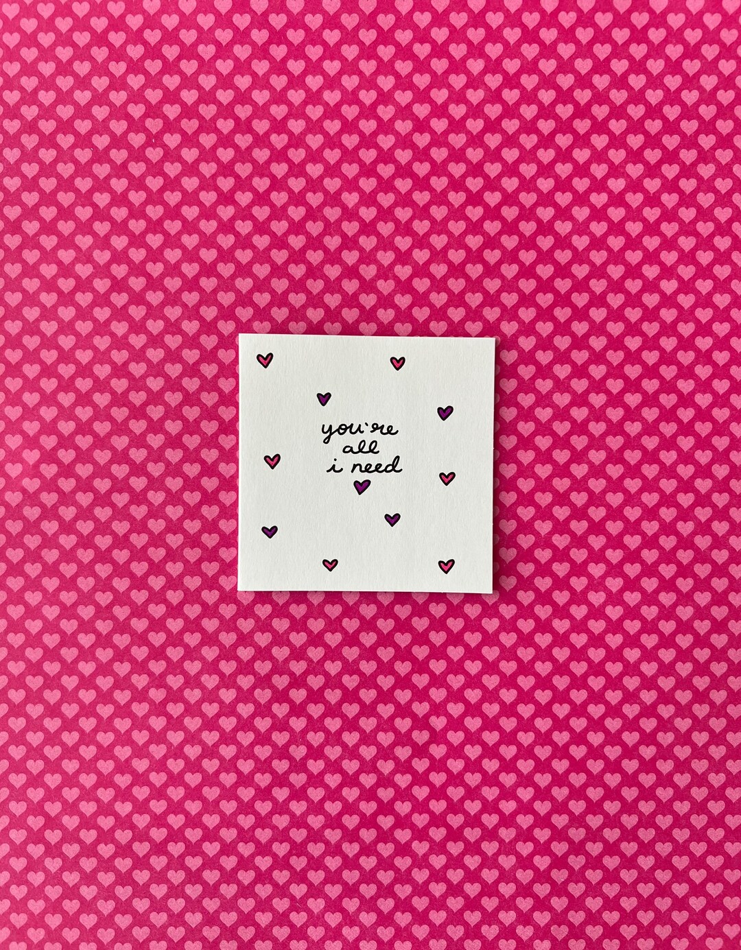 You’re All I Need Card - Etsy