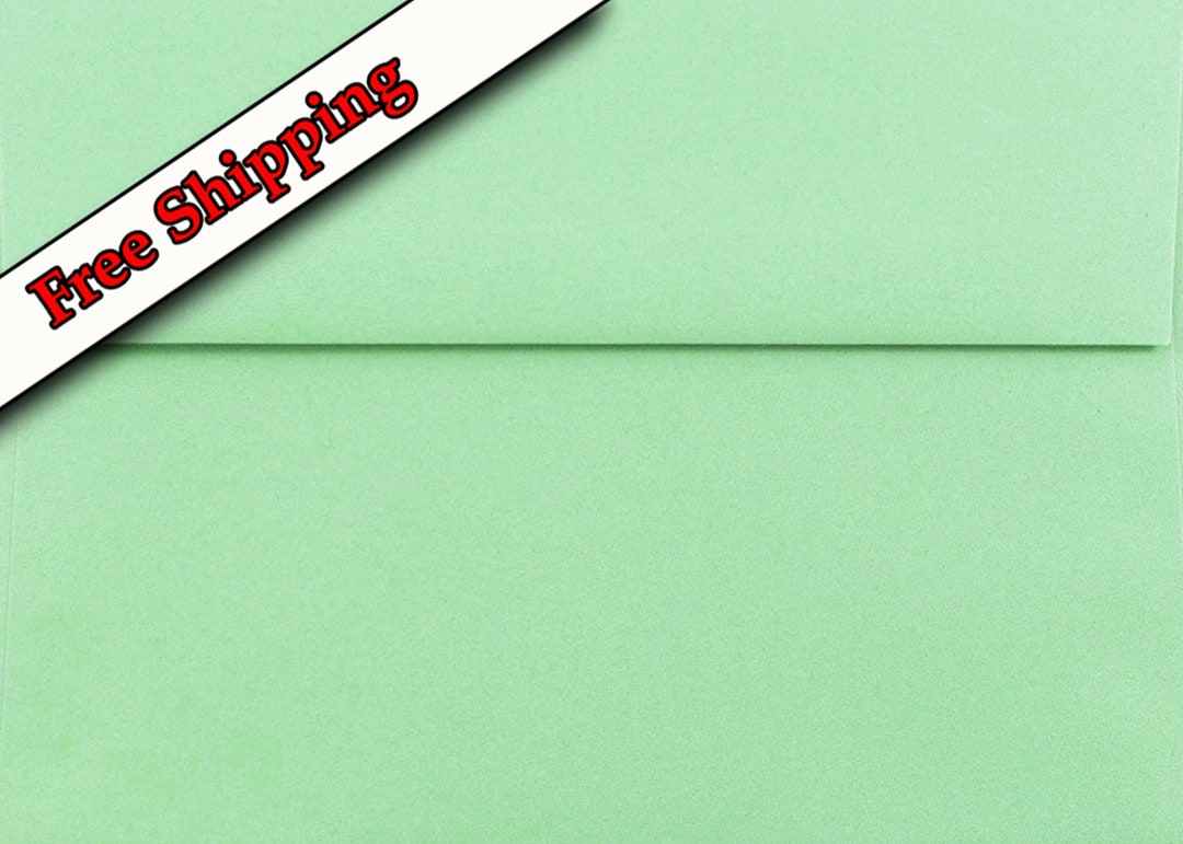 Pastel Green A2 Envelopes 4-3/8 X 5-3/4 for 4-1/8x5-1/2 - Etsy