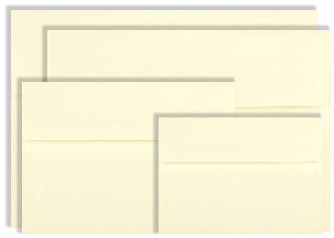 25 Ivory Envelopes for Invitations Response Cards Enclosure | Etsy