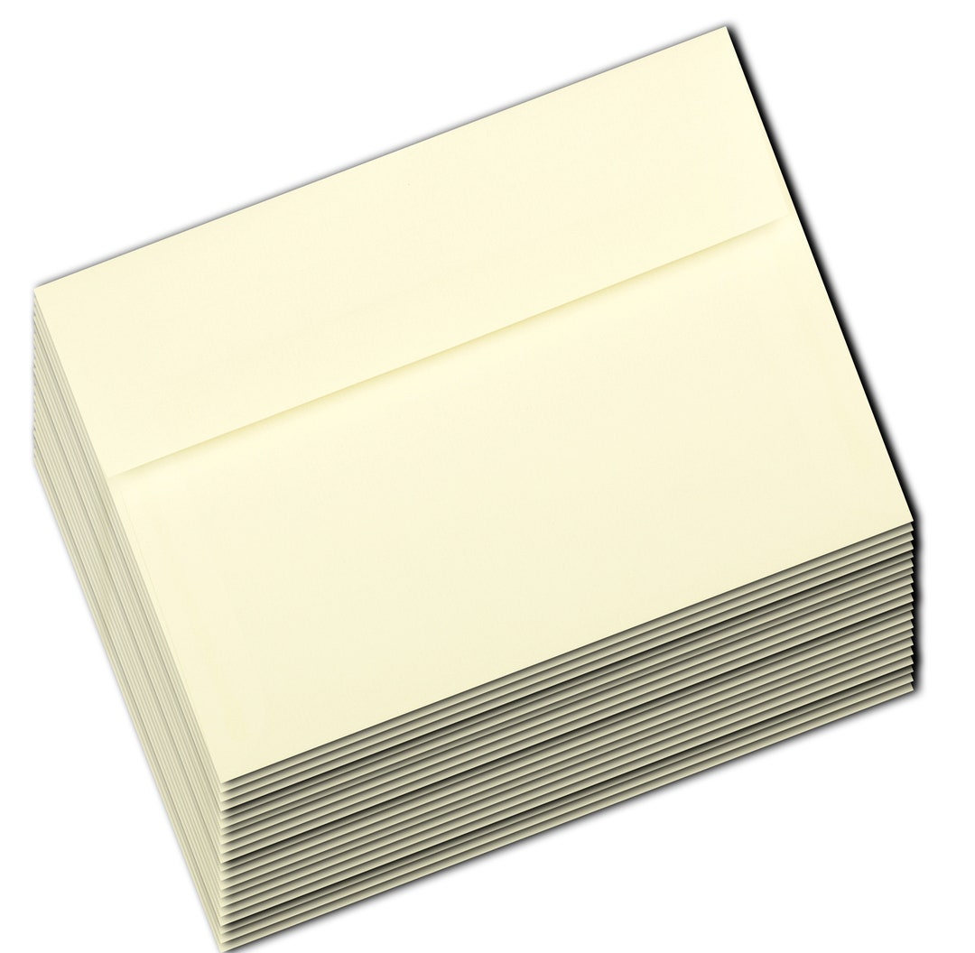 25 Ivory Envelopes for Invitations Response Cards Enclosure Communion ...