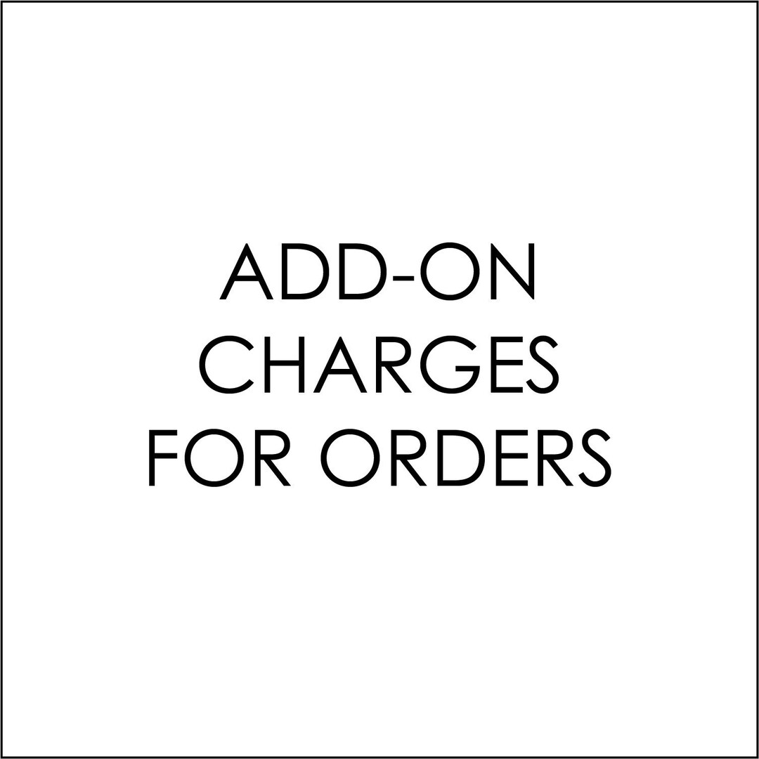 Add-on Charges - Etsy
