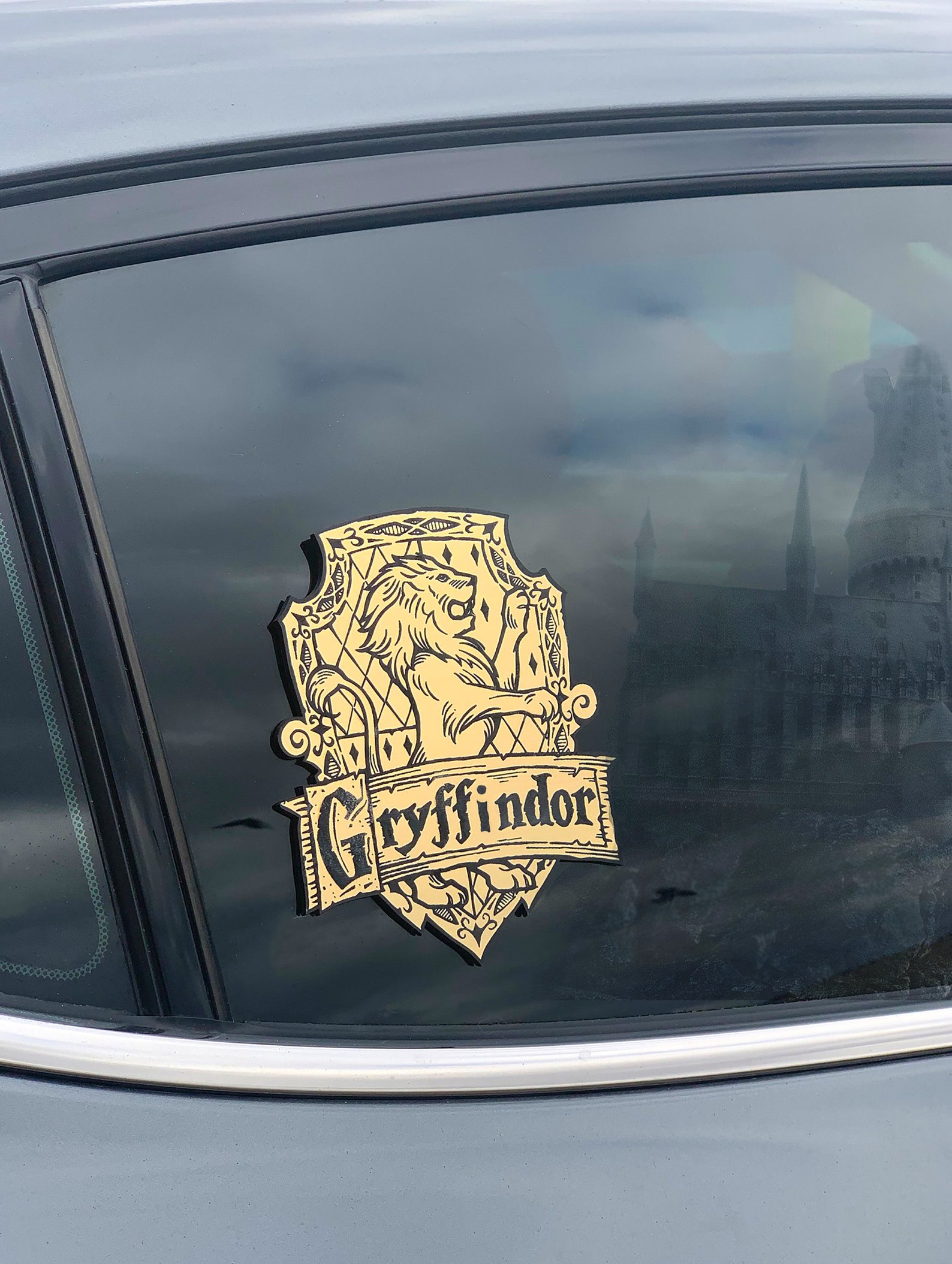 Harry Potter Car Decals Window Decal Hogwarts Car Decal Gryffindor Slytherin Hufflepuff