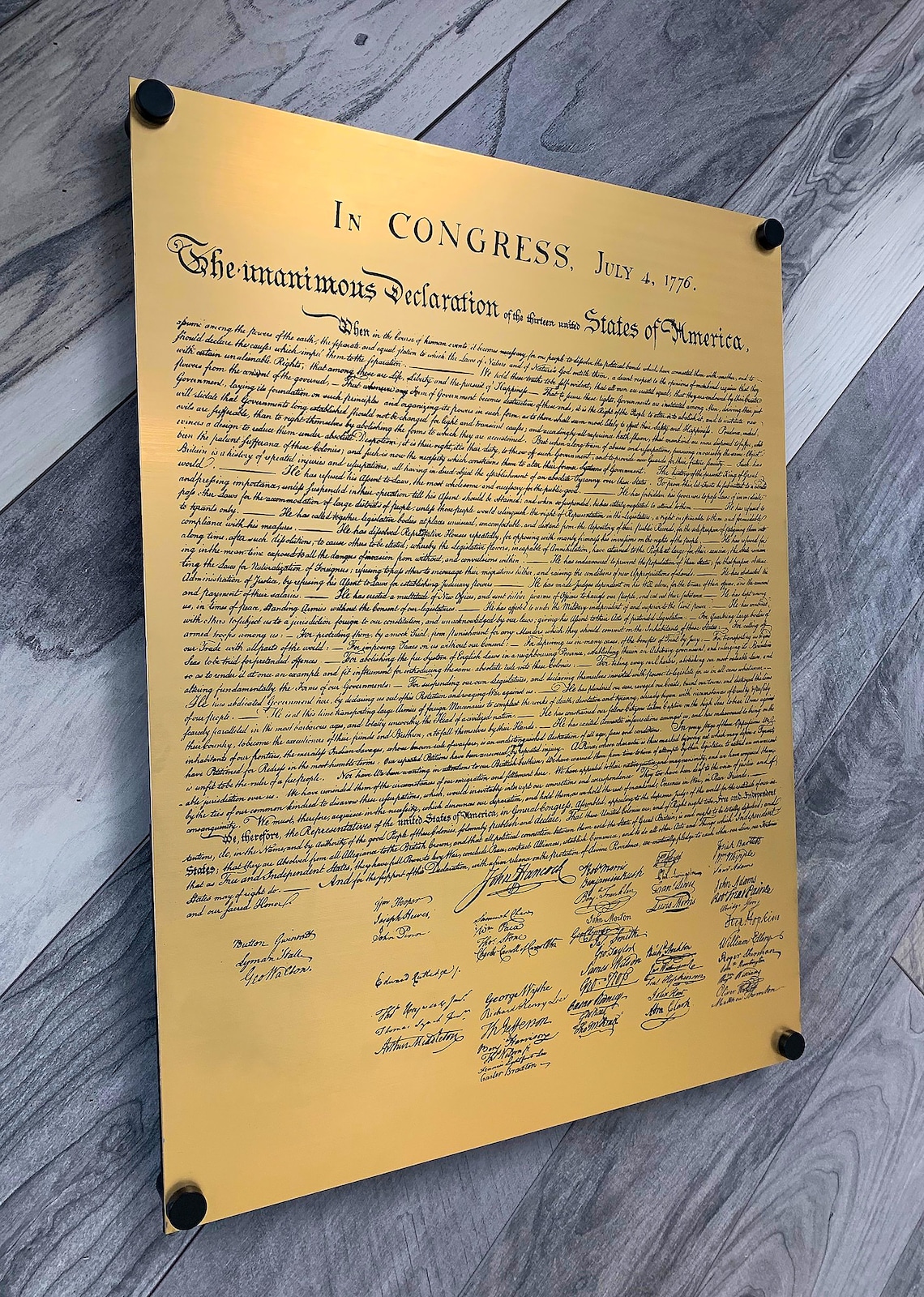 Declaration of Independence Poster | Etsy