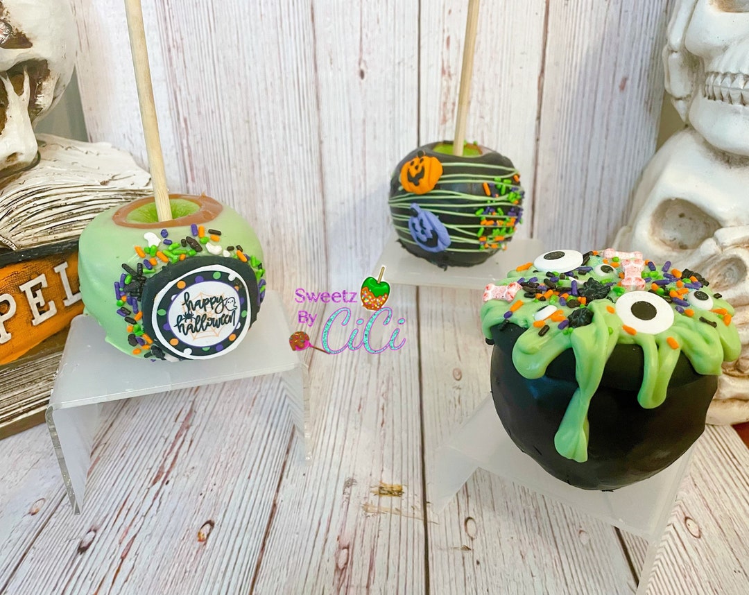 Halloween Caramel Apple - Etsy