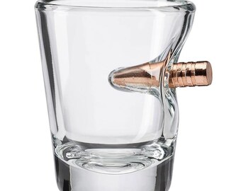 Whiskey shot glass | Etsy