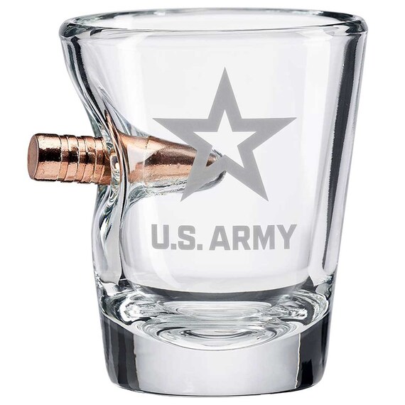 Benshot U.S. Army Glasses 2oz Shot Glass 11oz Rocks Glass 16oz Pint Glass Etsy