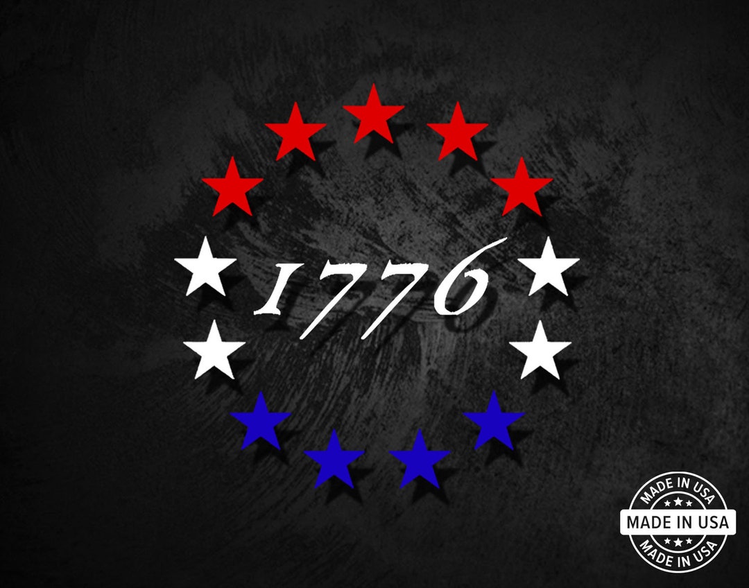 Betsy Ross 1776 - Red / White / Blue Vinyl Die Cut Decal - Etsy