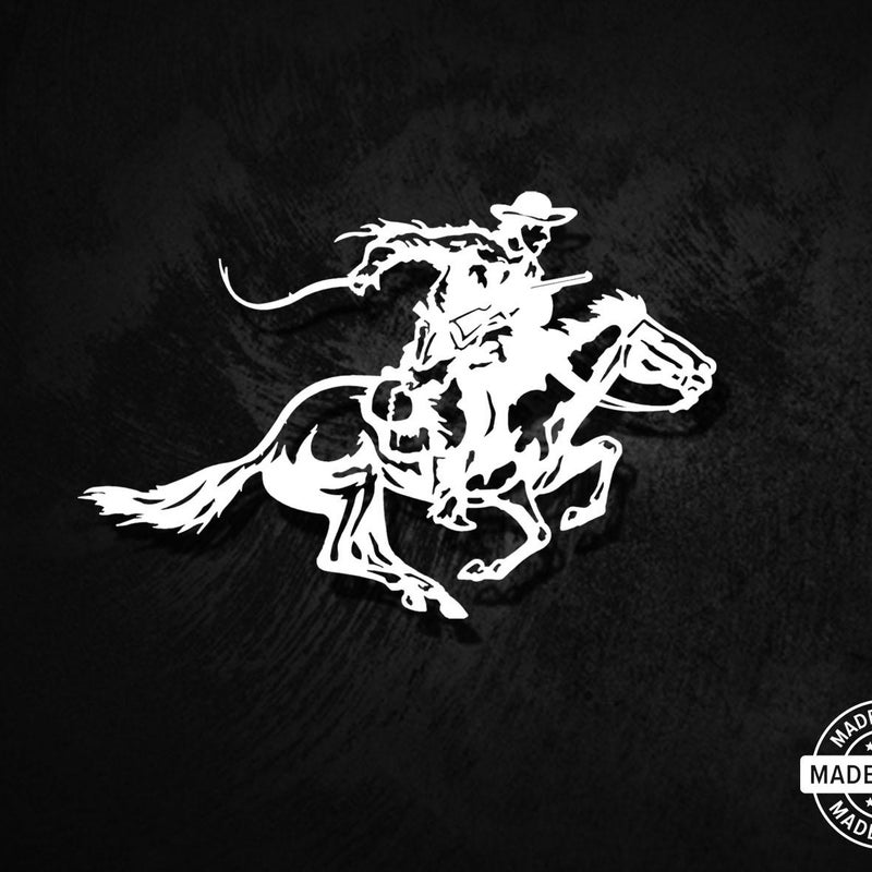 Horse Rider Decal - Etsy