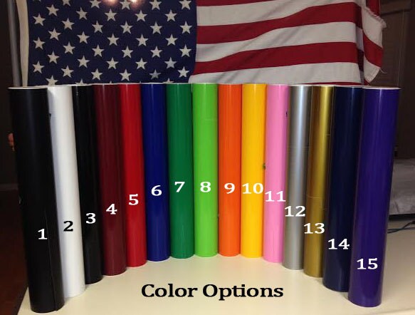 American Flag Reversed Vinyl Die Cut Decal - Etsy