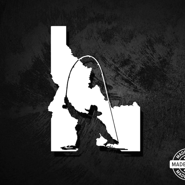 Fly Fishing Decal - Etsy