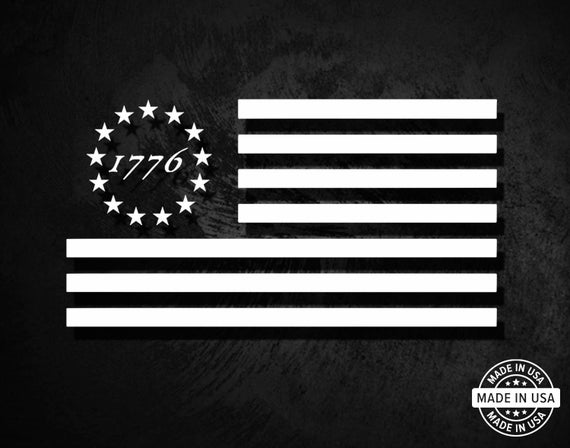 Betsy Ross 1776 Flag Vinyl Die Cut Decal - Etsy