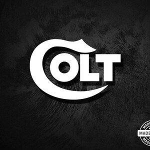 Colt Firearms Vinyl Die Cut Decal - Etsy