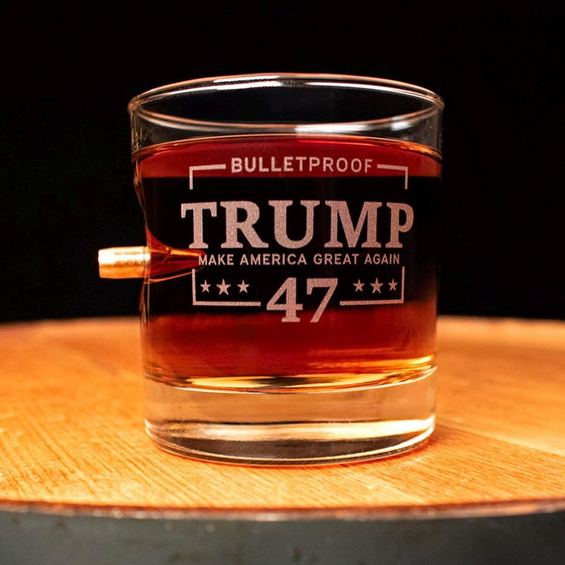 Trump Drinking Glass - Etsy