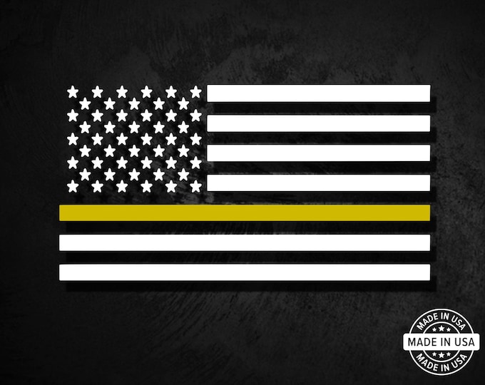 Thin Line Distressed US Flag Police Fire EMS 911 Dispatch Dept of ...