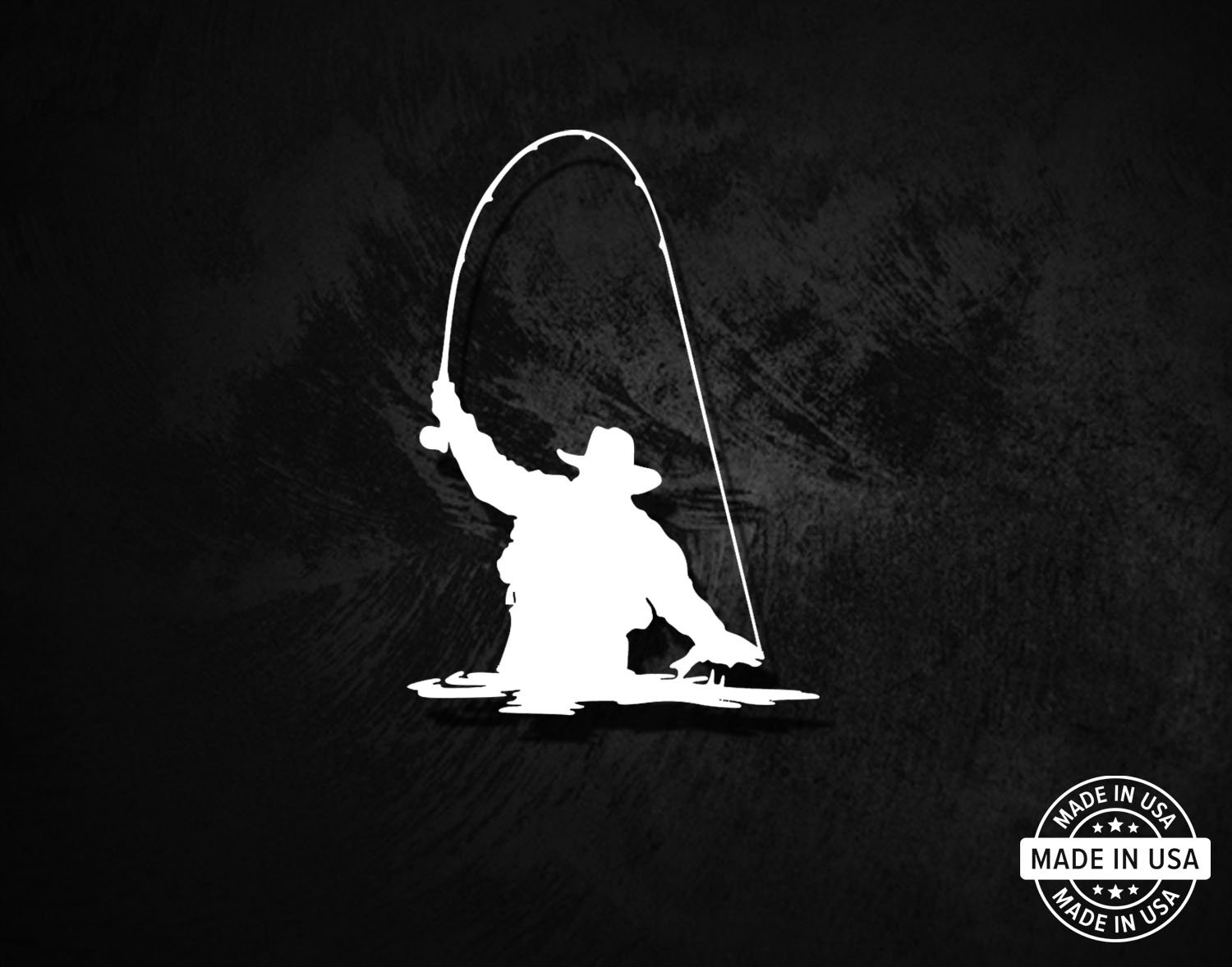 Fly Fishing Vinyl Die Cut Decal Sticker - Etsy