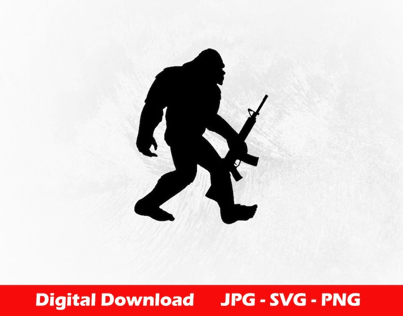 Bigfoot AR15 Design PNG SVG JPG Digital Download / - Etsy Canada