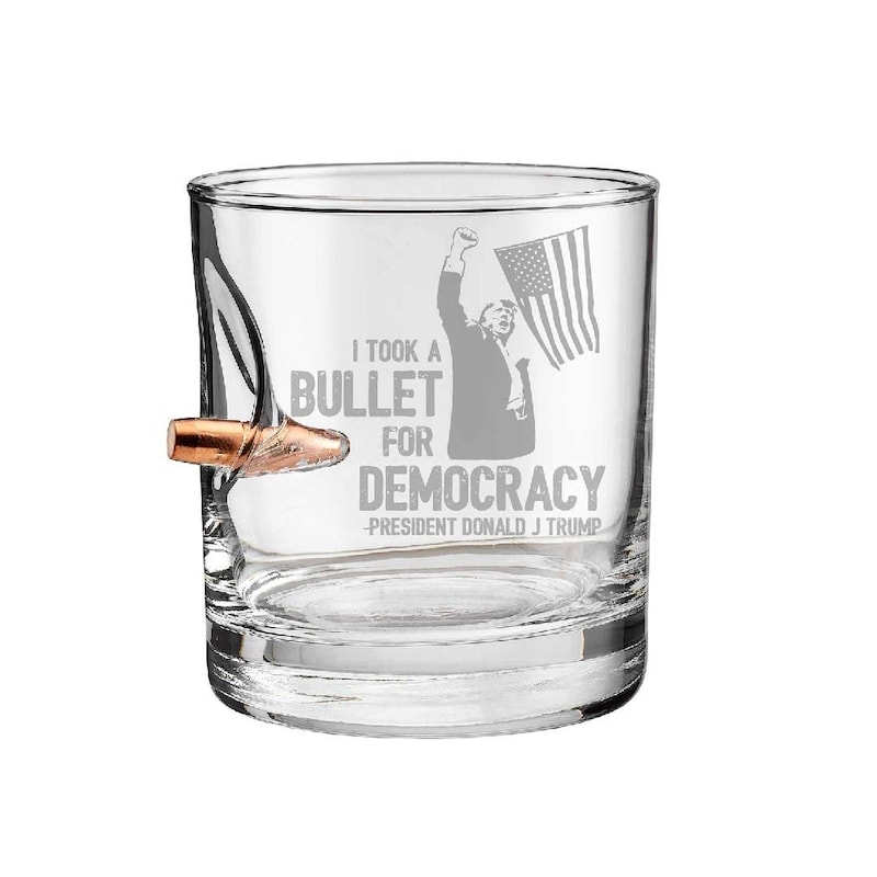 Trump Whiskey Glass Bullet - Etsy