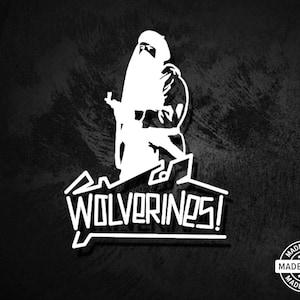 Wolverines - Red Dawn Vinyl Die Cut Decal Sticker - Etsy