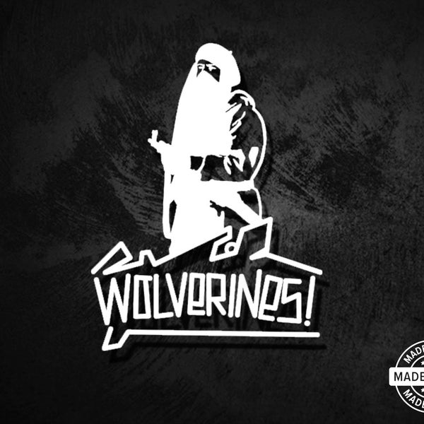 Red Dawn Wolverines Sticker - Etsy