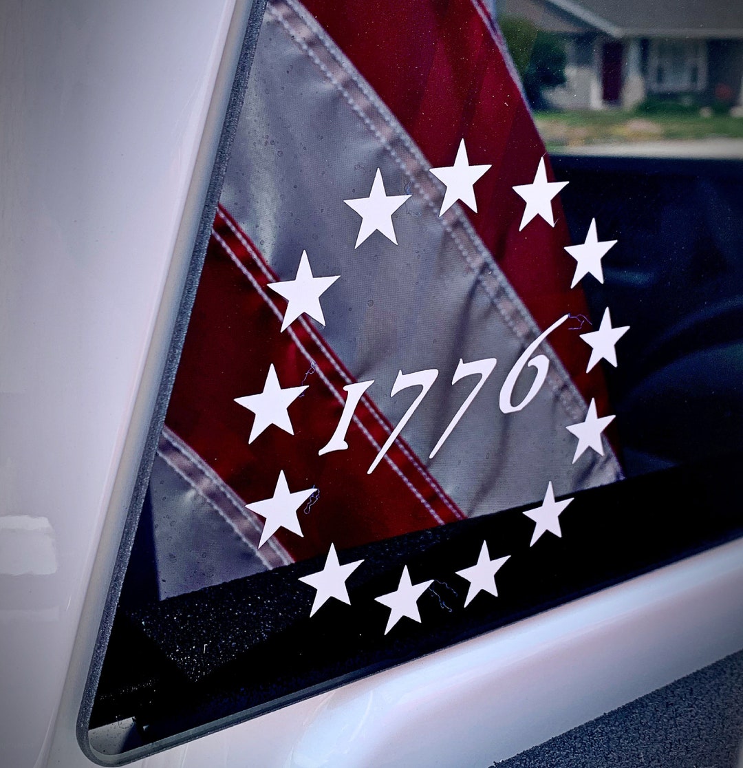 Betsy Ross 1776 Vinyl Die Cut Decal - Etsy