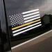 Thin Gold Line Flag USA Vinyl Die Cut Decal - Etsy